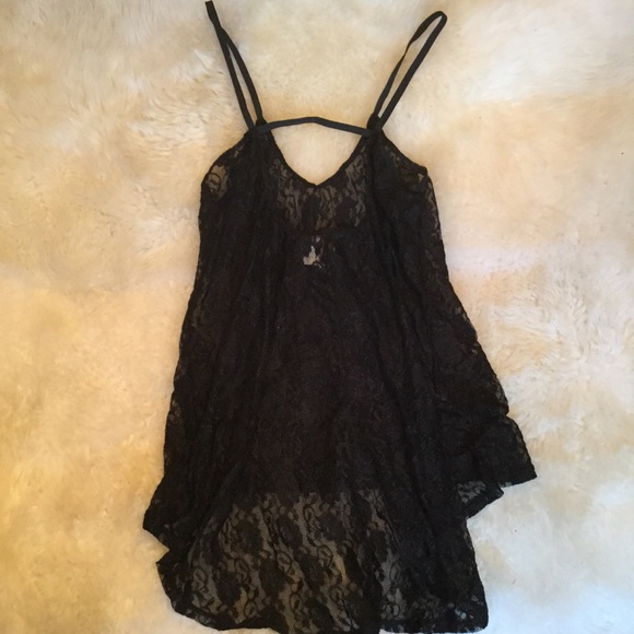 Tops | Black Lace Tank | Poshmark